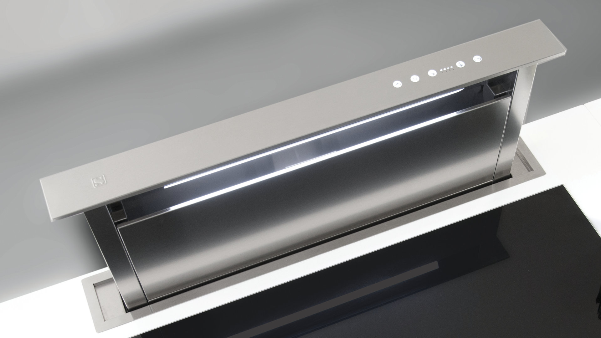 External motors for quieter Kitchen range Hoods